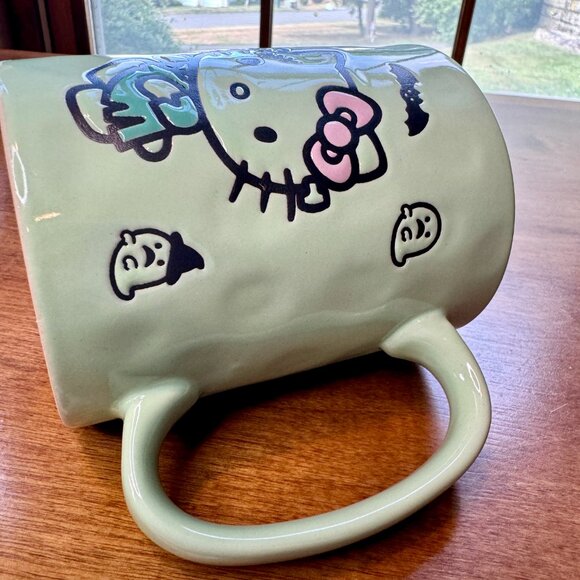 Sanrio | Kitchen | Hello Kitty Halloween Minty Green Frankenstein And Bats 7 Oz Mug New 224 ...